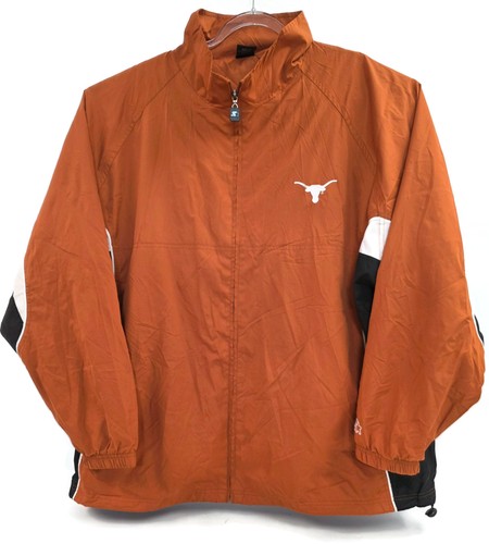 Texas Longhorns Jacket Mens 2XL Orange NCAA Football Starter ...