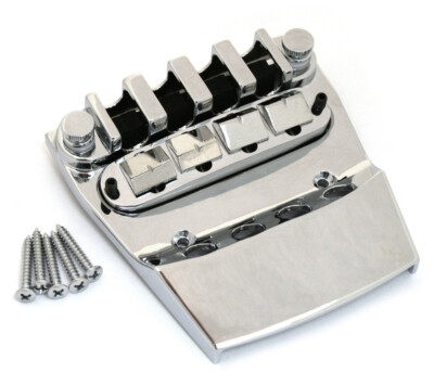 Chrome Vintage Style Bass Bridge For Ric® Rickenbacker® 4001/4003® BB ...