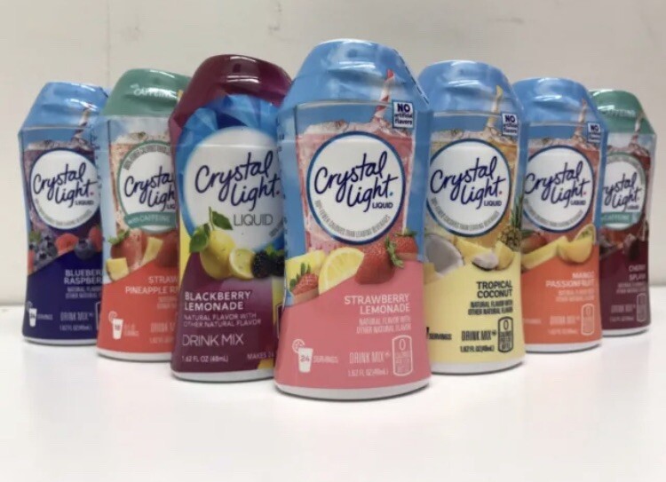 LOT OF 10 MIO KOOL AID CRYSTAL LIGHT Liquid Water Enhancer Variety ...