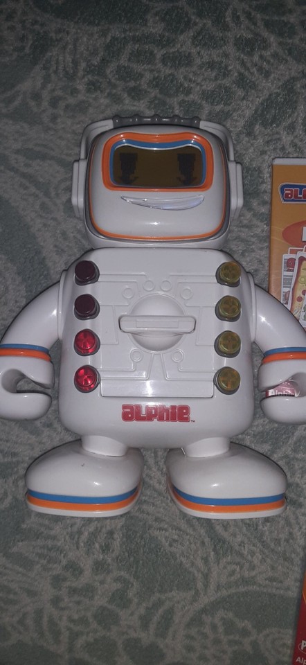 Playskool Alphie Talking Electronic Educational Robot w/5 Cartridges ...