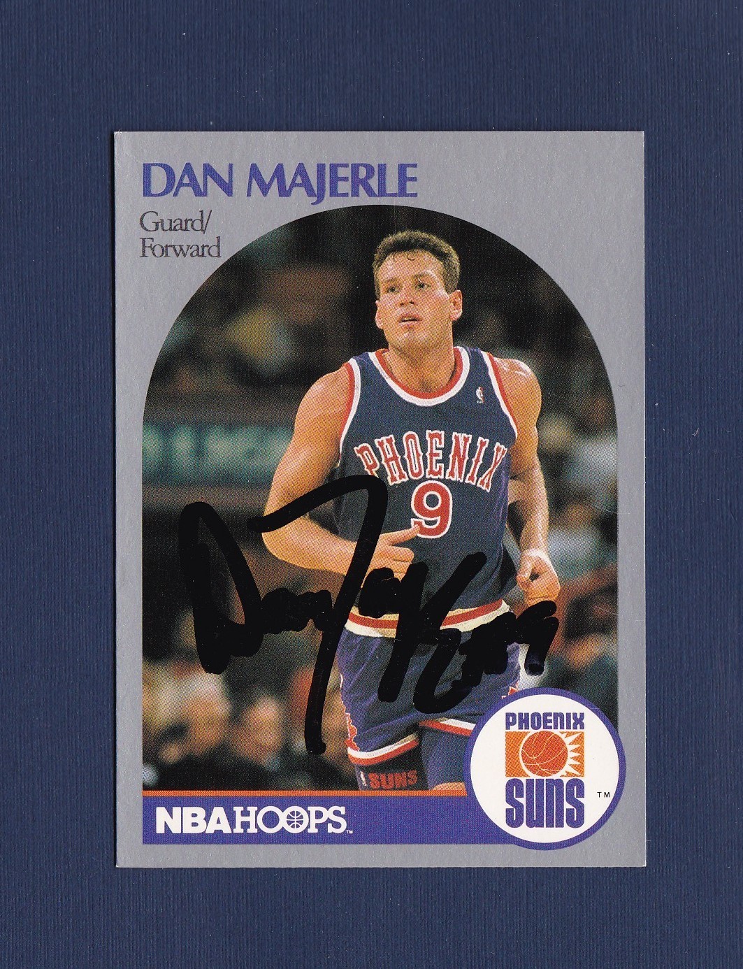 Dan Majerle signed Phoenix Suns 1990 Hoops basketball card | eBay
