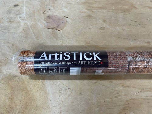 Artistick Urban Brick Red Arthouse 6.56yd x 20.9in Wallpaper | eBay