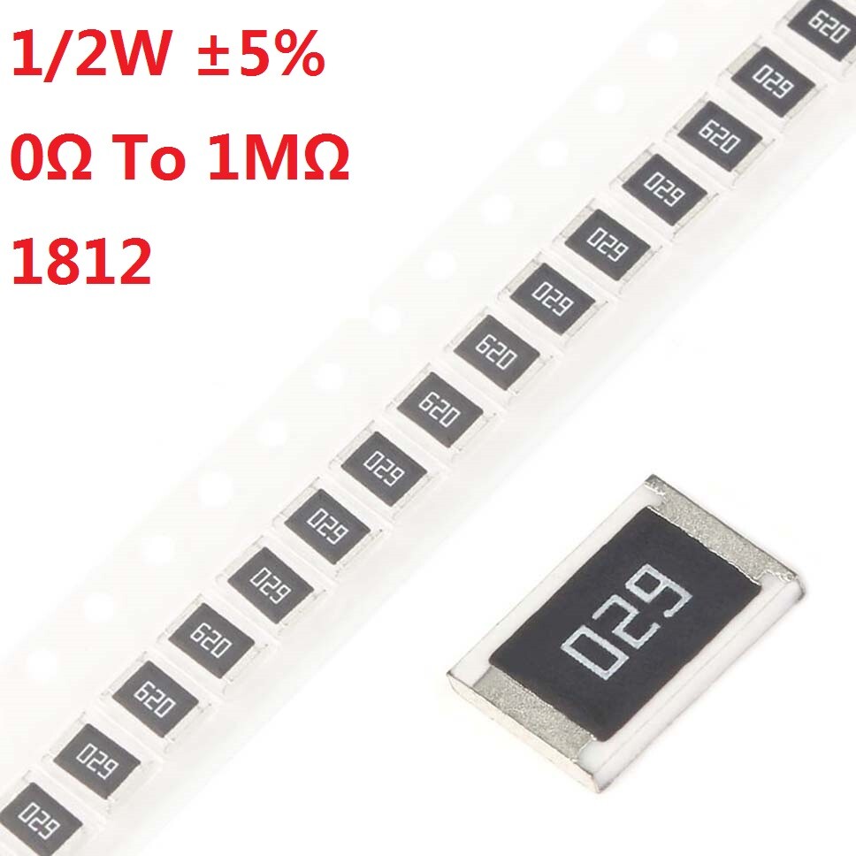 1812 SMD/SMT Resistors/Resistance 1/2W ±5%- Full Range of Values ( 0Ω ...