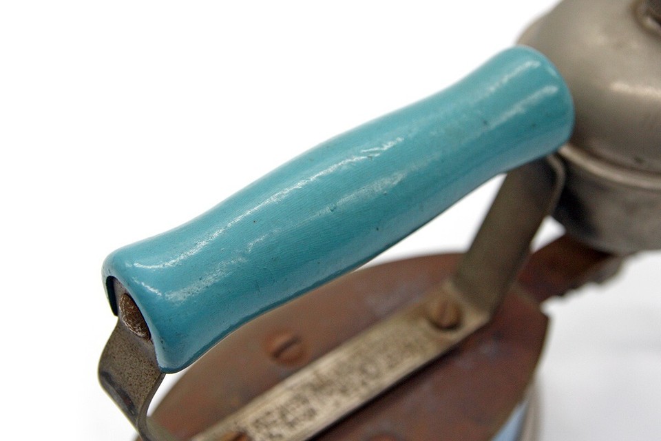 1933 "Instant Lite" (LOOSE) "Model 4-A" Self-Heating Gas Iron (Blue ...