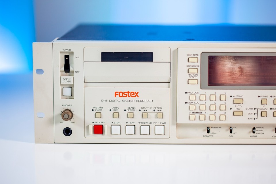 Working Fostex D15 Master Digital Recorder Broadcast Radio | eBay