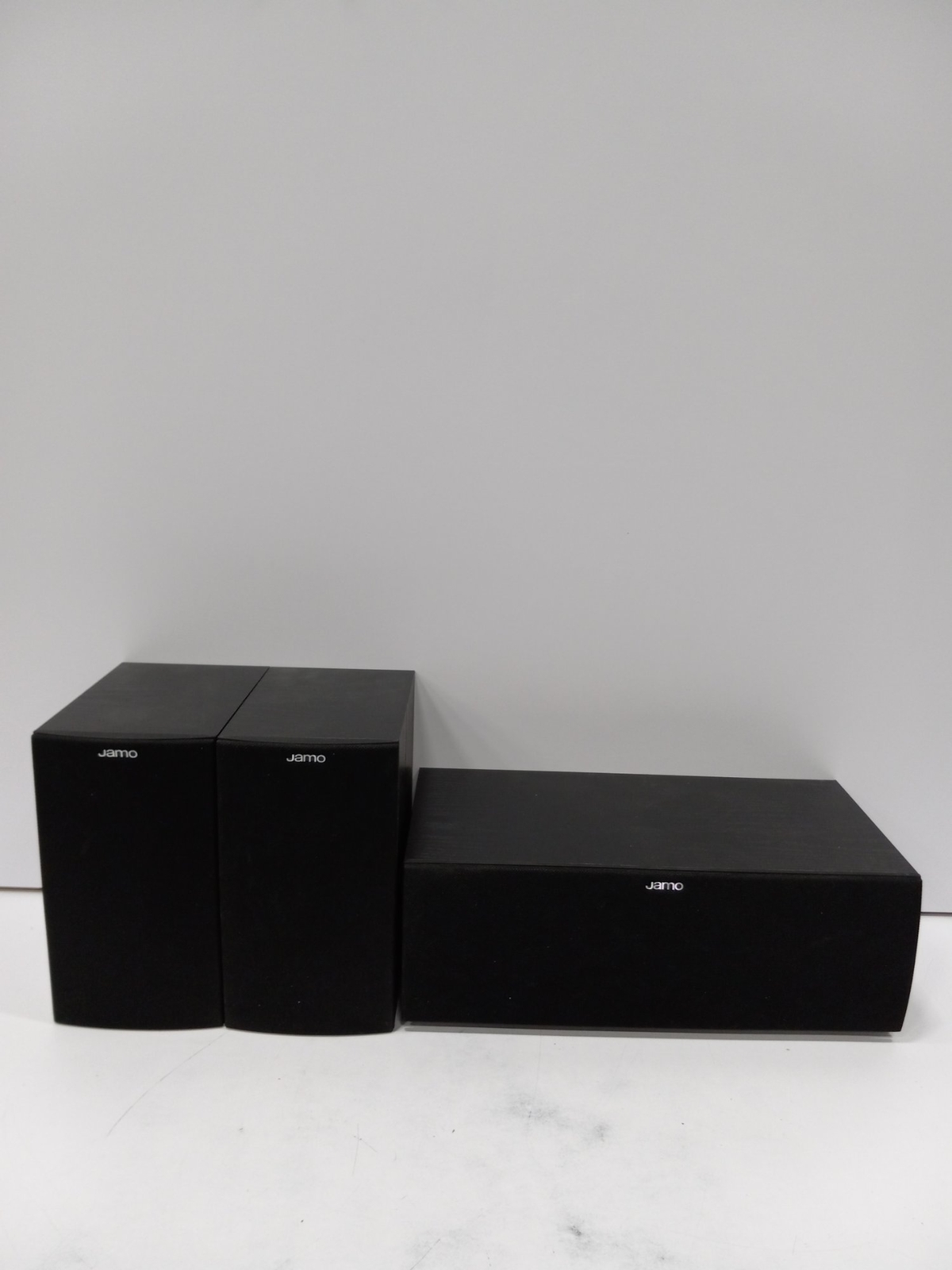 3PC Jamo Speaker System Center Channel S62 w/ Left & Right Speaker S22 ...