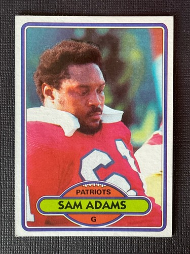 Sam Adams 1980 Topps Football Card #139 - New England Patriots NM | eBay