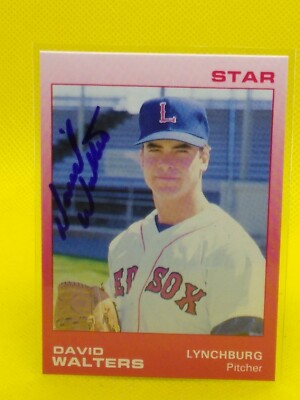 David Walters 1988 Star #24 PERSONAL AUTOGRAPH | eBay