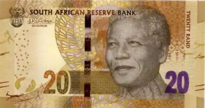 2015 Banknote South Africa. 20 rand South African Currency Bill ...