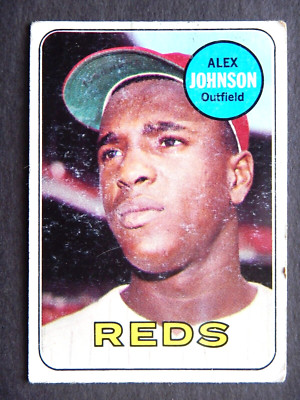 Alex Johnson #280 Topps 1969 Baseball Card (Cincinnati Reds) G | eBay