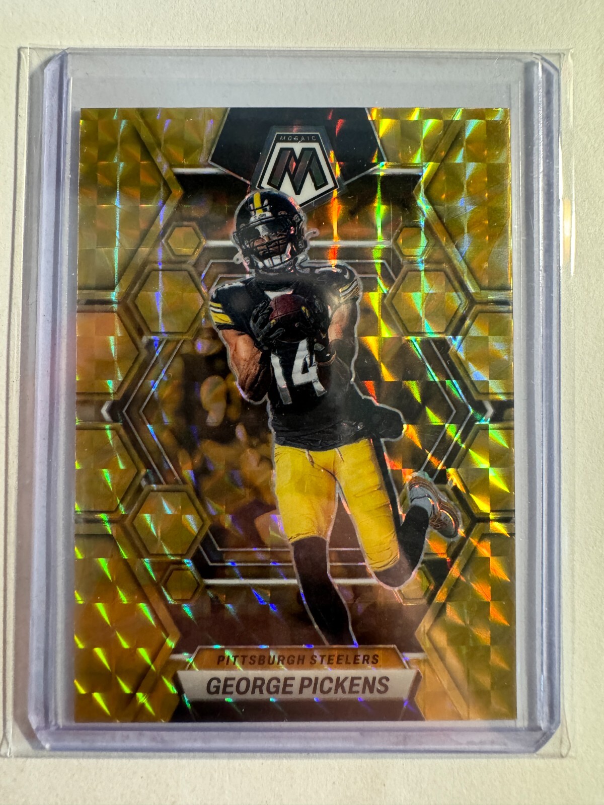 K175,820 - 2023 Panini Mosaic Mosaic Reactive Yellow #203 George ...