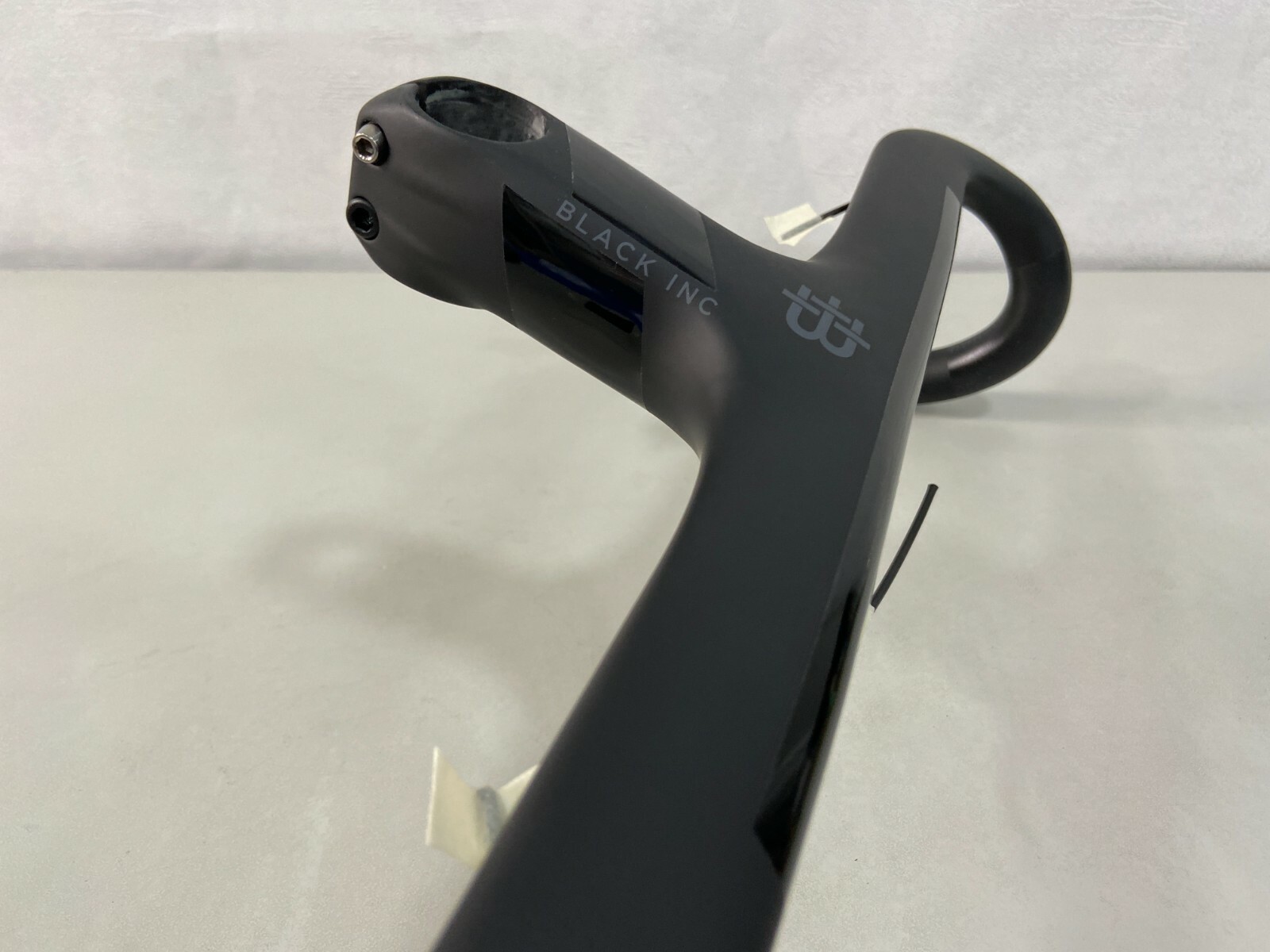 Black Inc Integrated 130mmx420mm Carbon Fiber Handlebar Barstem ...