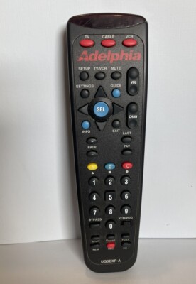 UNIVERSAL ADELPHIA UG3EXP-A TV, CABLE, VCR REMOTE | eBay
