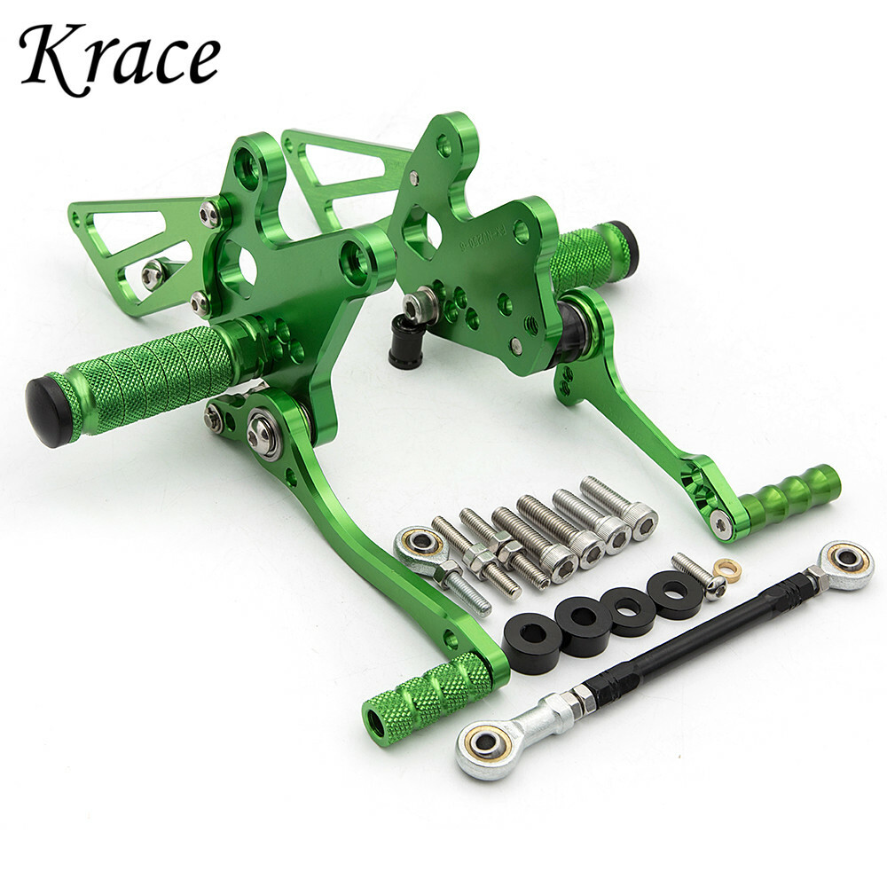 For NINJA 250 2009-2012 CNC Rearset Footrest Footpegs Foot Pegs Rear ...