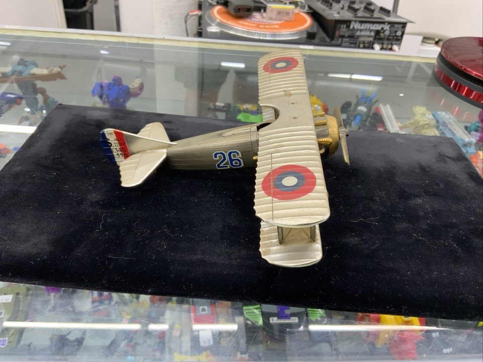 RARE Vintage WW1 The Great War French Spad XIII 26 Steel Toy Plane ...