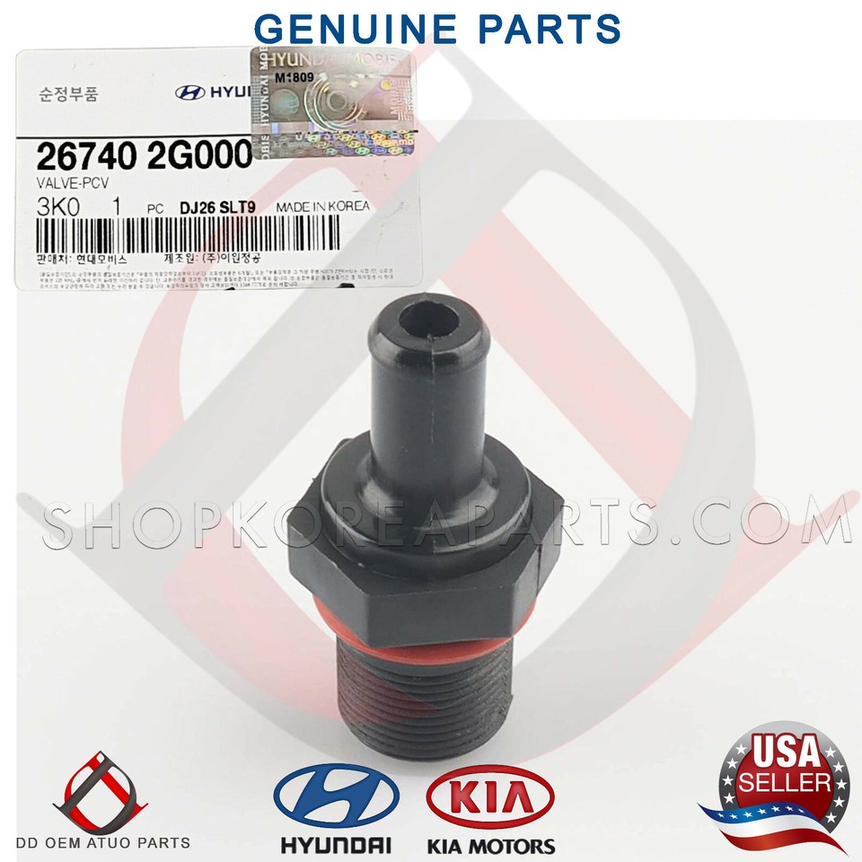 Genuine OEM 26740-2G000 VALVE-PCV 267402G000 for select HYUNDAI KIA ...
