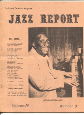 MAG: Jazz Report Vol 10 #3-jazz and music collectors info-buy/sell ads ...