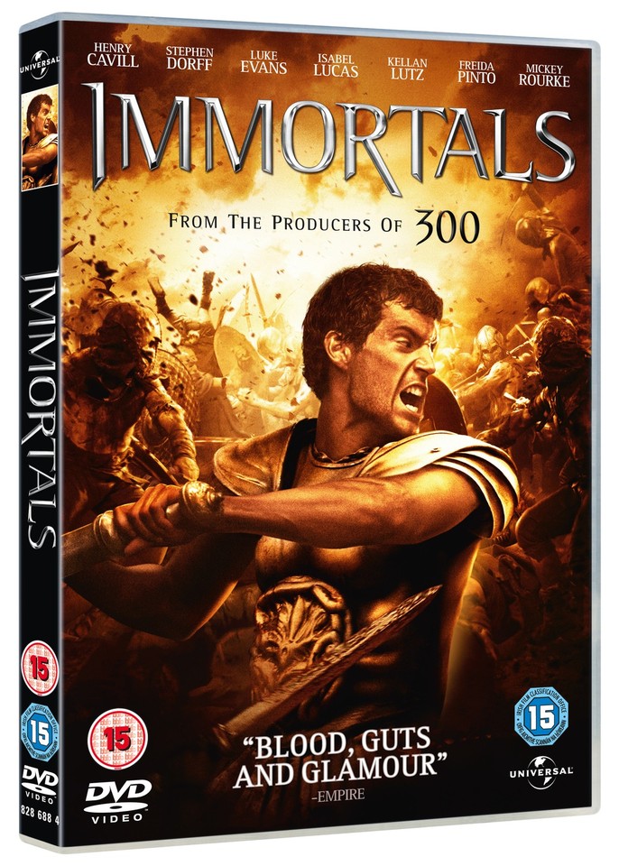 Immortals (DVD) Joseph Morgan Kellan Lutz Freida Pinto Isabel Lucas (UK IMPORT) 5050582868845| eBay