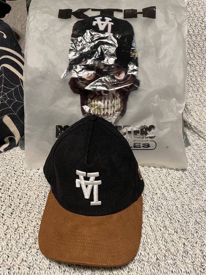 KTHLA Kill The Hype LA Dodgers Snapback Hat Black Corduroy/Brown Suede ...