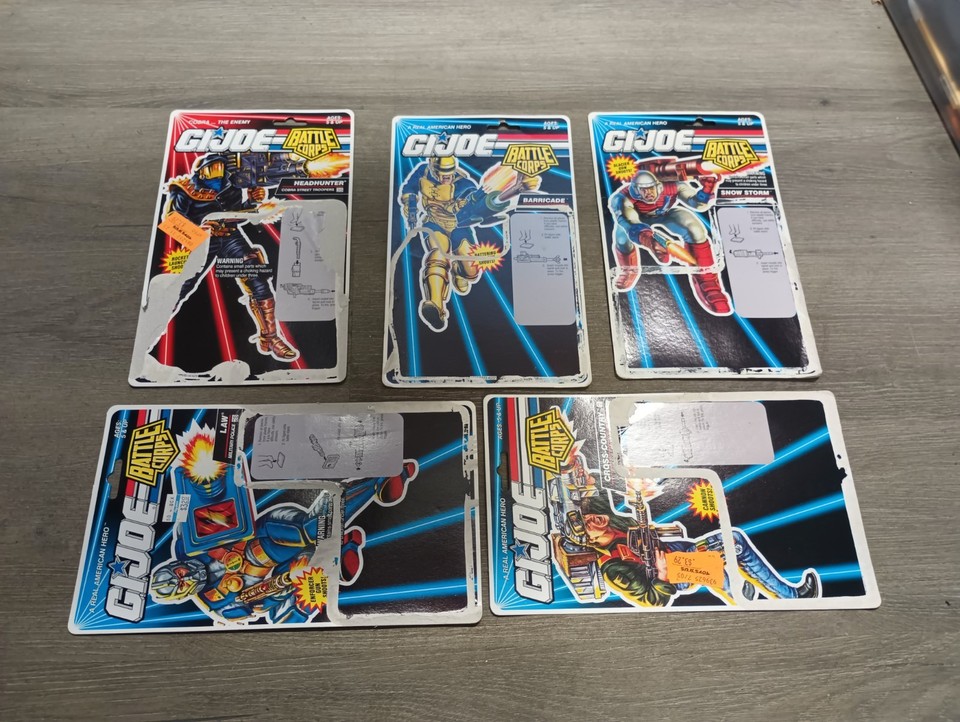 Vintage G.I. Joe V1 Lot of Full UNCUT File Card Back lot | eBay