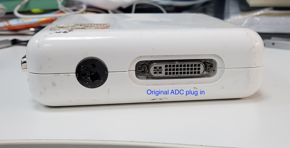 ADC to DVI converter box for 17"CRT studio display | eBay