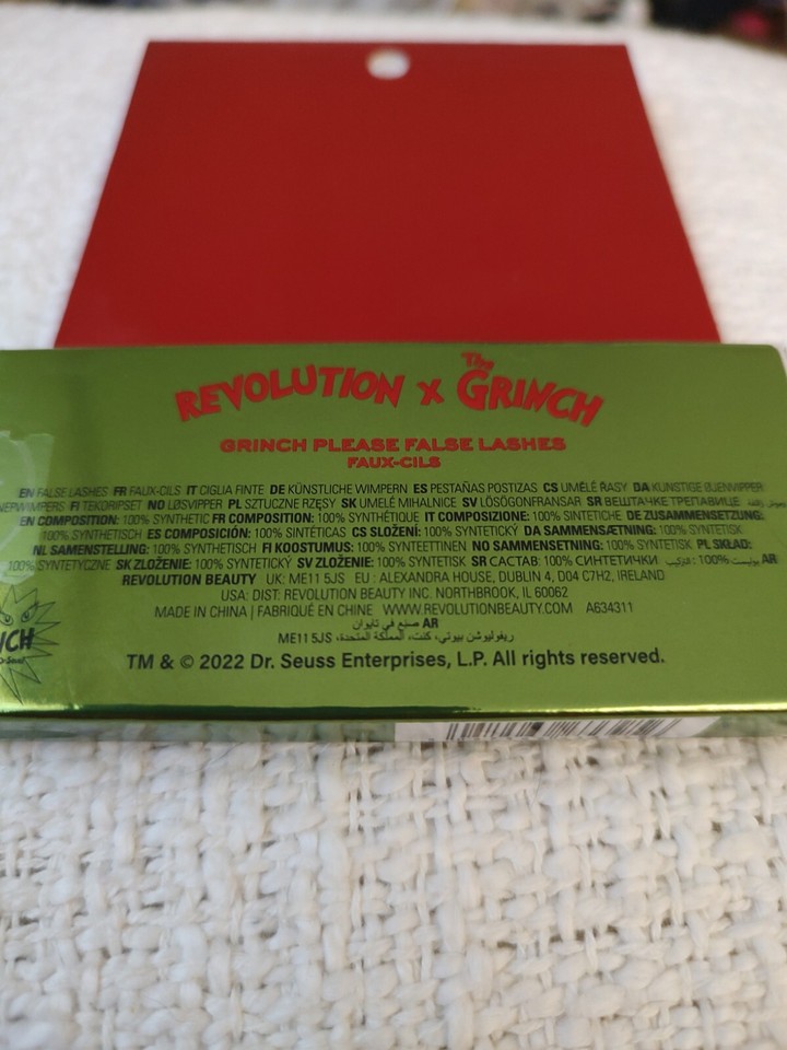 REVOLUTION X THE GRINCH Eye Lashes New | eBay
