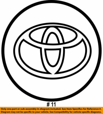 42603-48140 Toyota Ornament sub-assy, wheel hub 4260348140, New Genuine ...