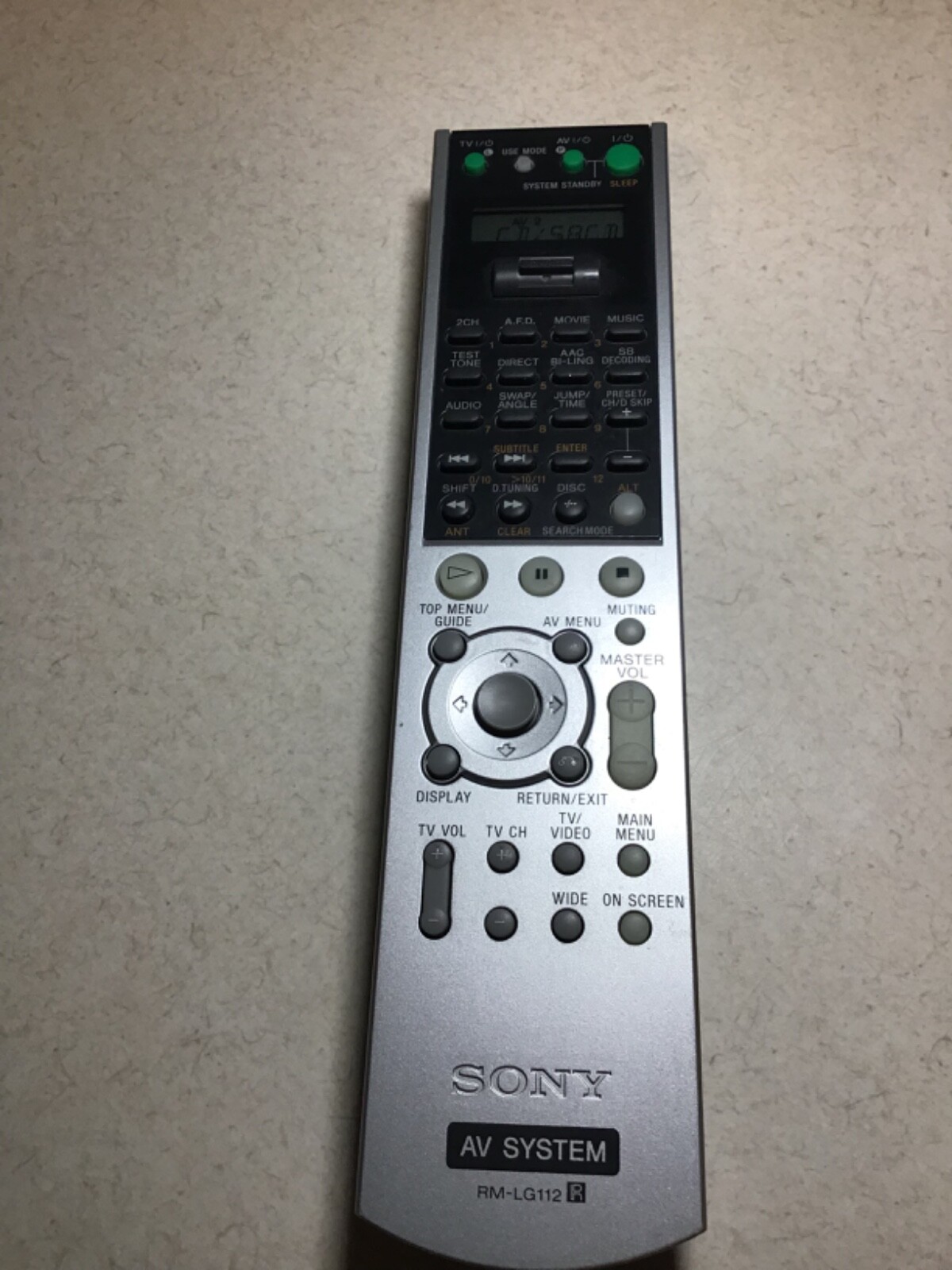 Original Sony RM-LG112 OEM Remote Control For AV System | eBay