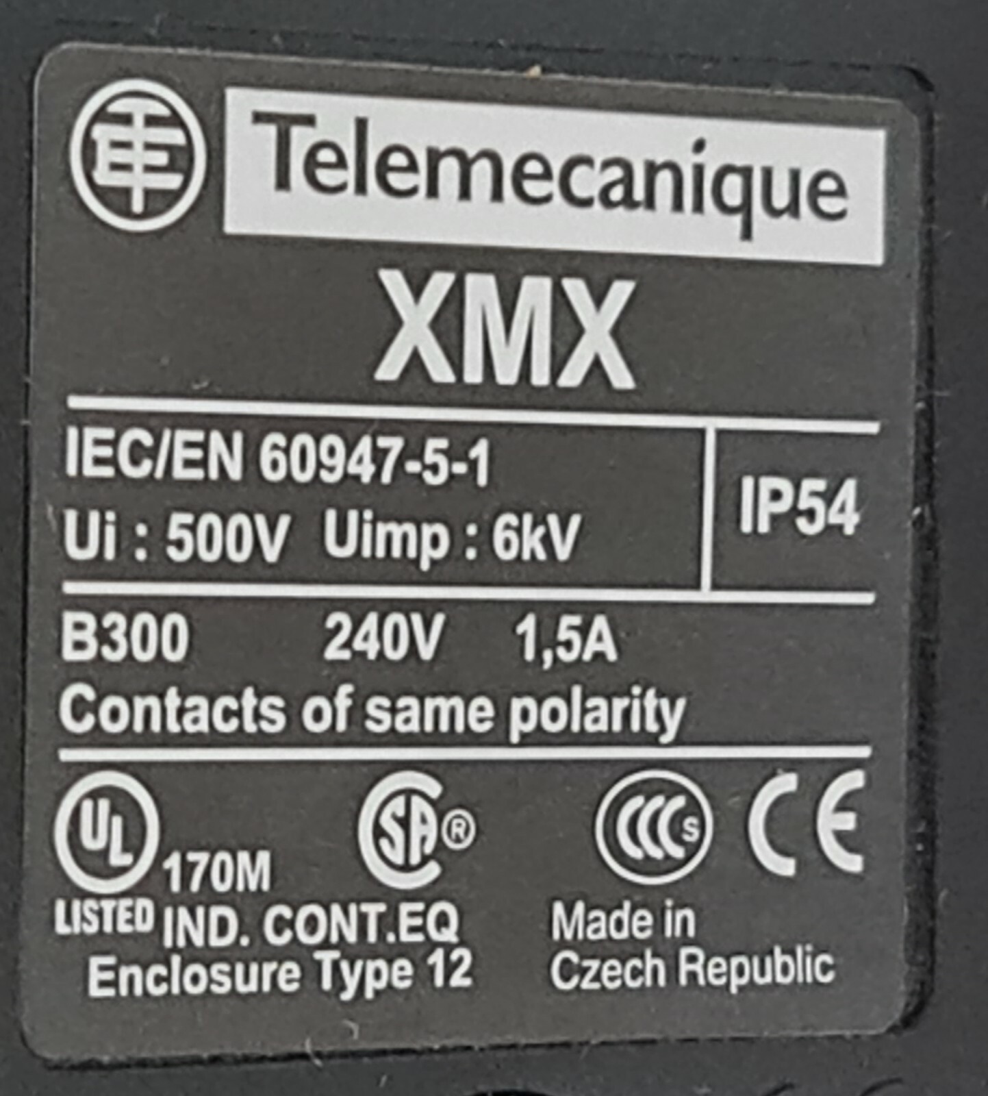 TELEMECANIQUE XMX PRESSURE SWITCH XMX-A25L2435 25 BAR | eBay Australia