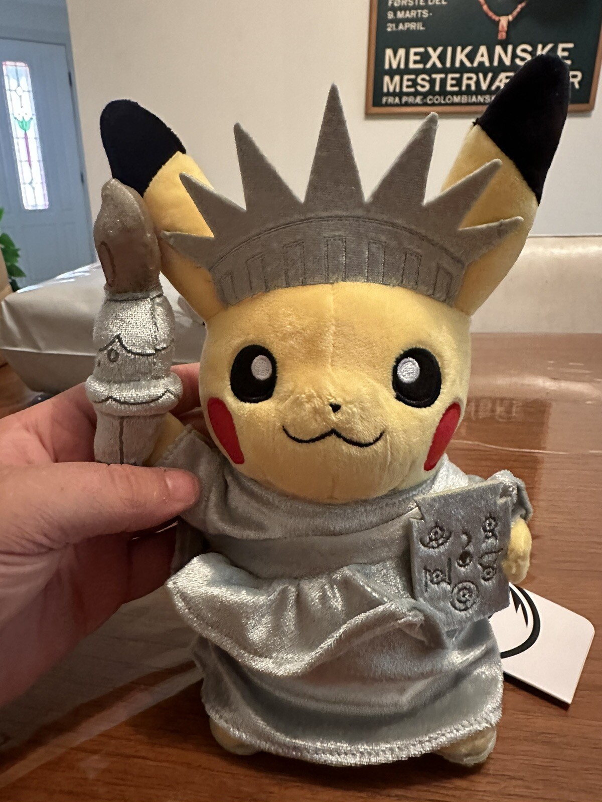 Pokemon Center Original Pikachu Plush Statue of Liberty Plush Toy 22cm ...