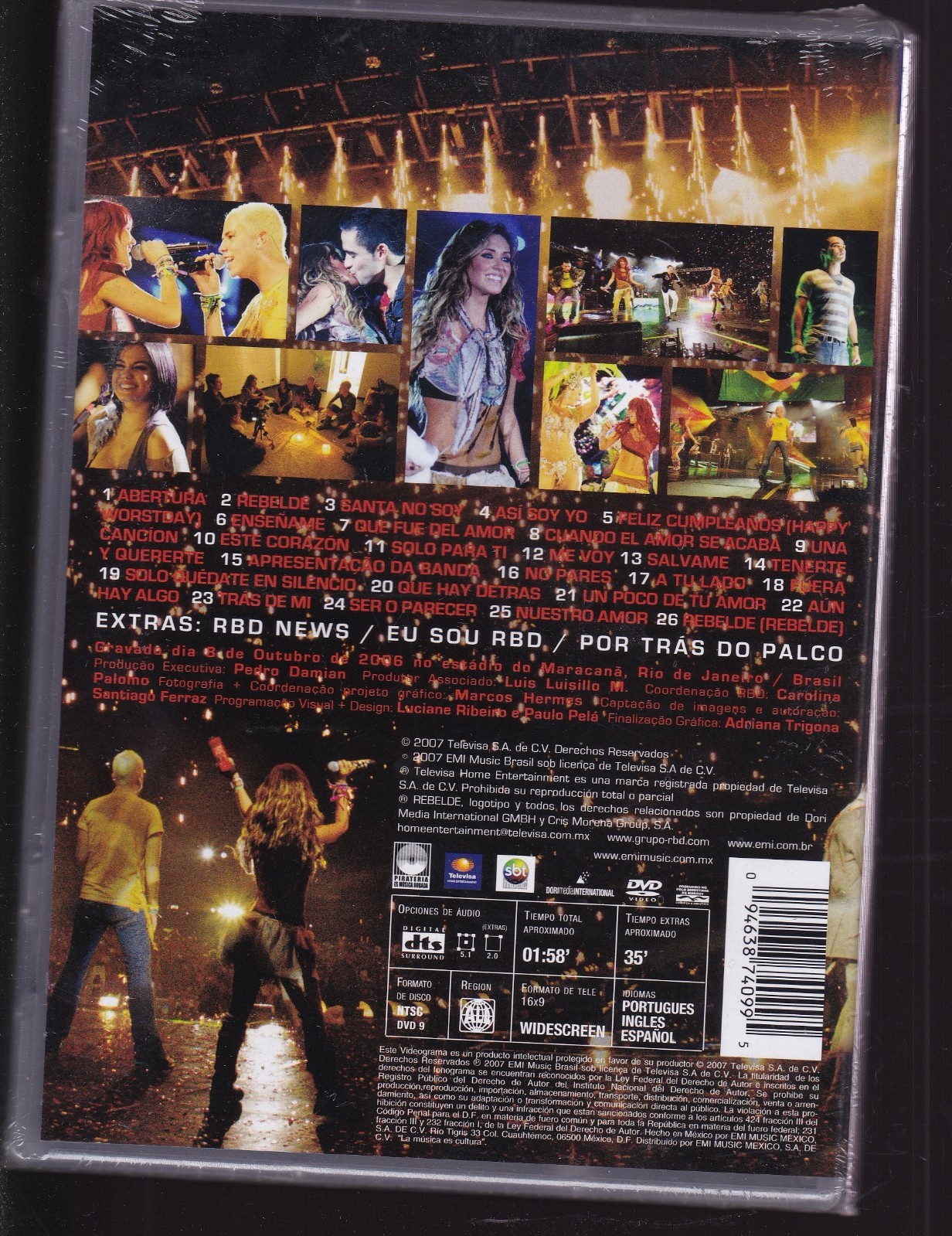 RBD - Live in Rio (DVD, 2007) for sale online | eBay