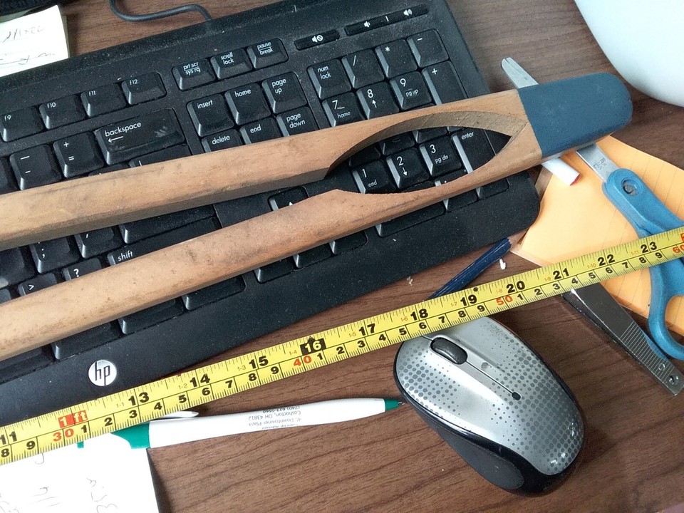 Antique All Wood Clothes Tongs Laundry Grabber Wal Bar Scio Ohio Nos 24 ...