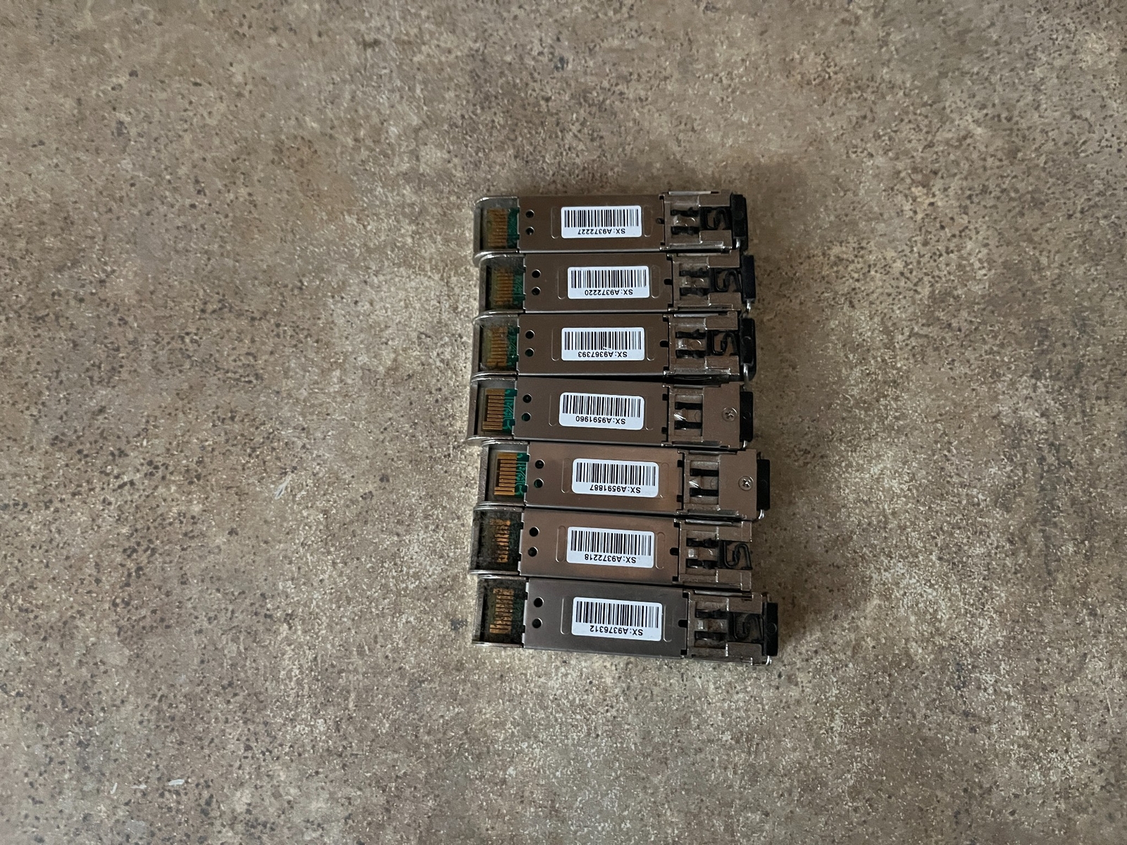 LOT OF 7 PROLABS GLC-SX-MM-C 1000BASE-SX SFP TRANSCEIVERS 850NM D2-2(12 ...