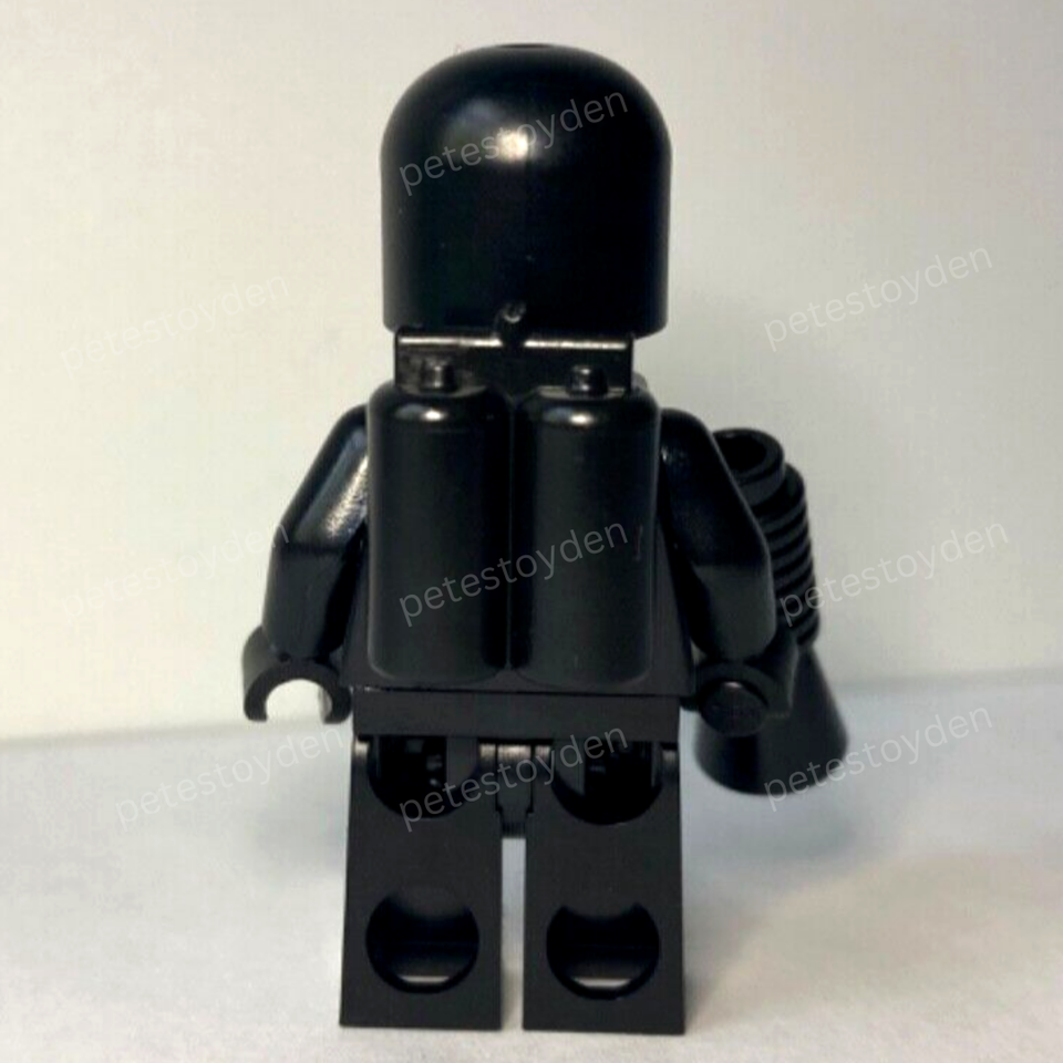 *NEW* REAL LEGO Classic Black Spaceman Helmet Air Tank Minifigure and ...