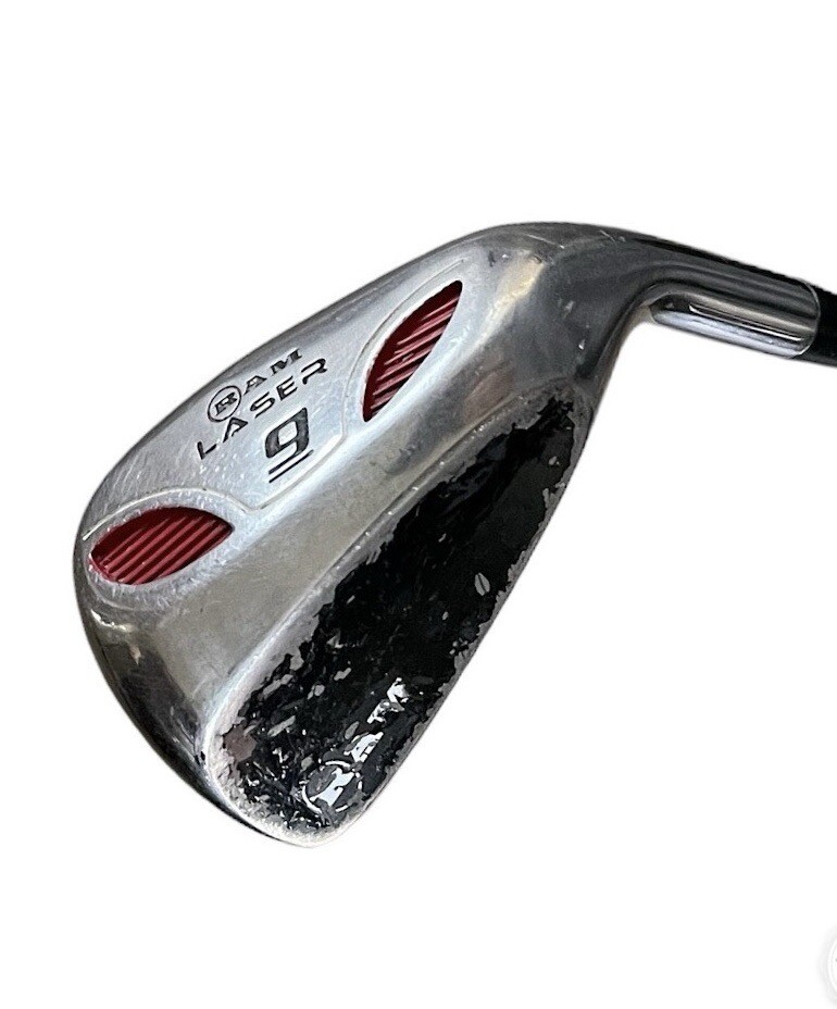 RAM Laser Single 9 Iron RH Graphite R Flex Swing Tack Grip 36" | eBay