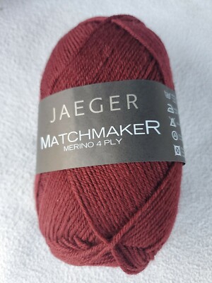 Jaeger Matchmaker Yarn Merino 4 Ply 100% Merino Wool Color 757 | eBay