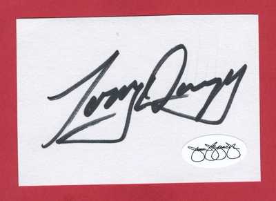 Tony Dungy Cut Index Card Autograph JSA Colts Steelers Signed Auto | eBay