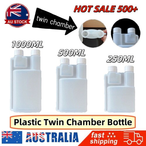 250-1000ml Plastic Twin Chamber Bottle with Tamper Evident Cap for ...