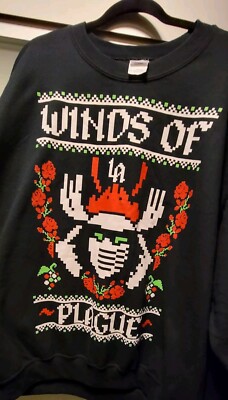 Winds of Plague Christmas Holiday Sweater XXL RARE New Metalcore ...