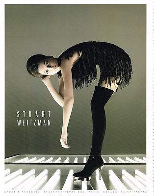 PUBLICITE ADVERTISING 2009 STUART WEITZMAN haute couture cuissardes | eBay