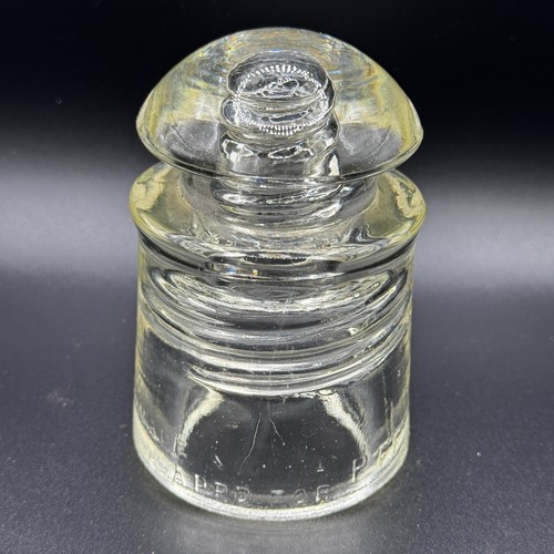 Pyrex Glass Electric Insulator (Lot of 3) Beautiful Clear Vintage ...