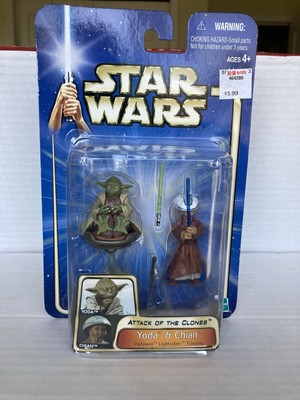 Hasbro Jedi Temple Training Yoda Chian Action Figure Star Wars Attack ...