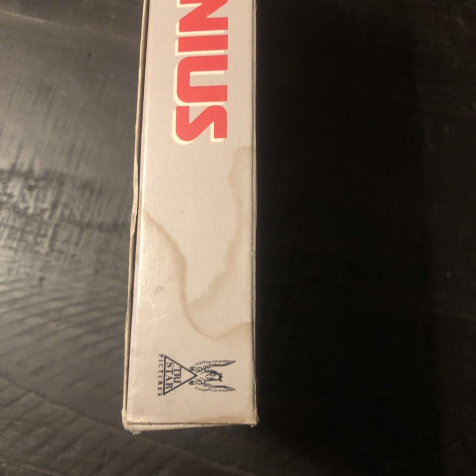 Real Genius (VHS 1985 RCA Columbia) Original Side Flap Val Kilmer Gabe ...