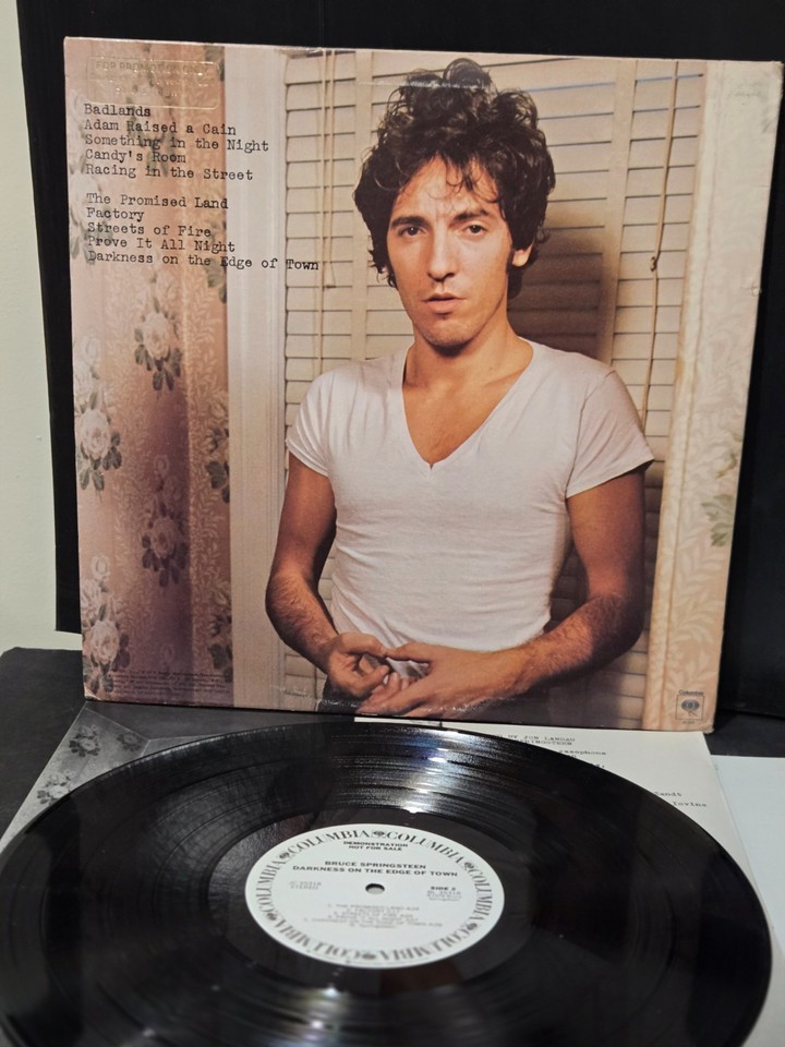 BRUCE SPRINGSTEEN DARKNESS ON THE EDGE OF TOWN DEMONSTRATION LP ...