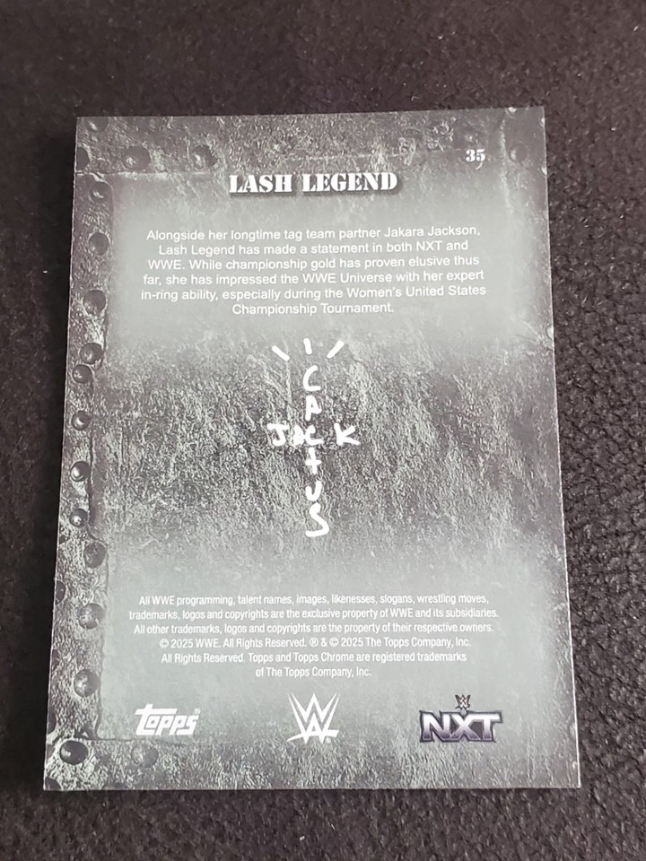 2025 Topps Chrome WWE Cactus Jack Lash Legend #35 | eBay