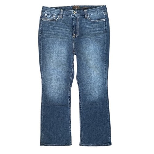 7 For All Mankind Jen7 Bootcut Jeans Dark Wash Stretch Denim Women's ...