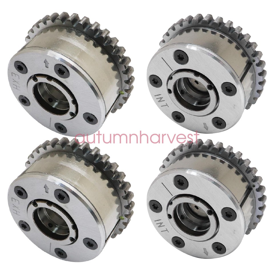4Pcs Camshaft Phaser Inlet & Outlet For Maserati Quattroporte Ghibli S ...