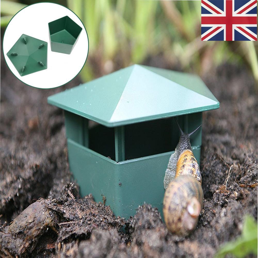 1/5x Beer Slug & Snail Traps, Garden Pest Trap Catcher Box, Safe ...