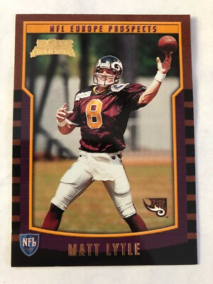 2000 Bowman NFL Europe Prospects Matt Lytle #149 Rookie RC Panthers | eBay