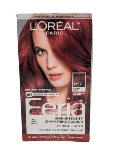 Loreal Paris - Feria - R57 Cherry Crush - Permanent Hair Color - 1 Pack ...